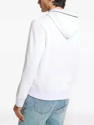 Michael Kors Hooded Graphic Sweatshirt - White