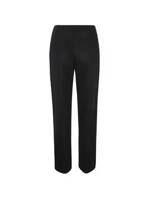IRO PARIS Drawstring-detail Straight Trousers - Black