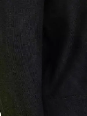 BEYOU Crew-neck Knitted Sweater - Black