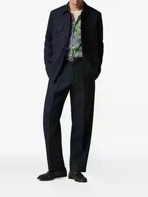 Paul Smith Linen Trousers - Black