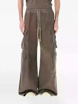 Rick Owens Jumbo Belas Double Cargo Cotton Trousers