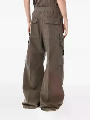 Rick Owens Jumbo Belas Double Cargo Cotton Trousers