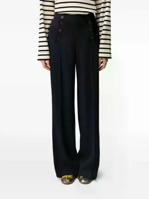 Claudie Pierlot Sailor Trousers With Button Detail