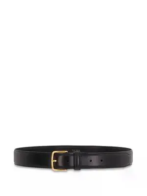 THE ROW Leather Belt - Black