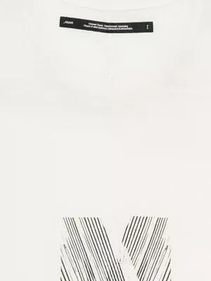 JULIUS Graphic-print T-shirt - Neutrals