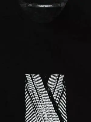 JULIUS Graphic-print T-shirt - Black
