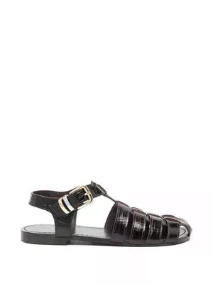 Maje Gold Tone Sandals For Women
