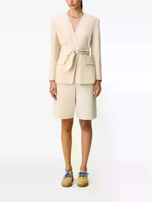 Claudie Pierlot Kimono-collar Tailored Jacket - Neutrals