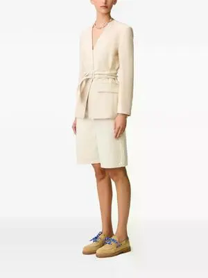 Claudie Pierlot Kimono-collar Tailored Jacket - Neutrals