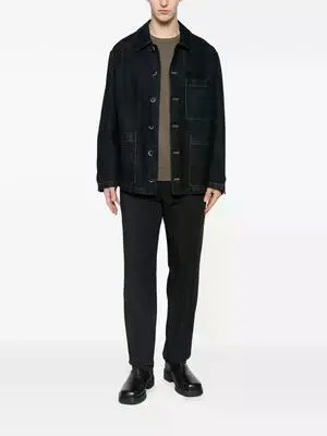 Emporio Armani Tapered Trousers - Blue