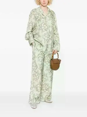 Marni Floral Print Shirt - Neutrals