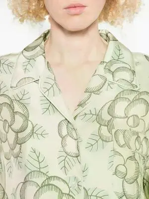 Marni Floral Print Shirt - Neutrals