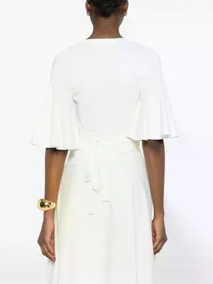 Jacquemus The Paysan Ruffled Top - White