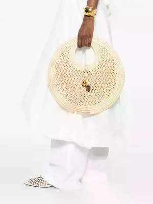 Jacquemus The Small La Spiaggia Raffia Tote Bag