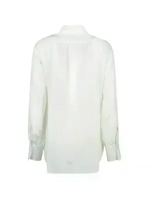 Victoria Beckham Button-up Collared Shirt - White