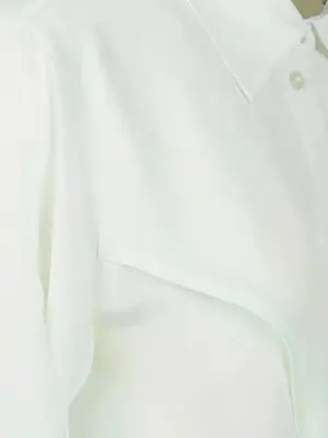 Victoria Beckham Button-up Collared Shirt - White