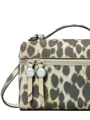 Tory Burch Slim Romy Suede Top Handle Bag - Neutrals