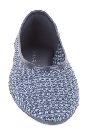 Tahari Woven Ballerina Flat - Blue/blue