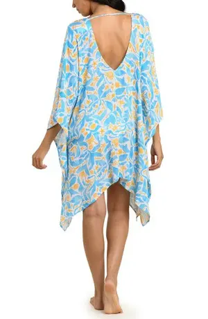 La Blanca Trinket V-neck Cover-up Caftan