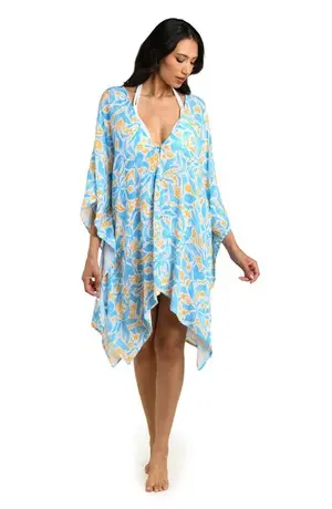 La Blanca Trinket V-neck Cover-up Caftan