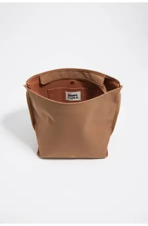 Bimba Y Lola Medium Gabardine Carlino Bag - Cinnamon