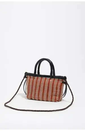 Bimba Y Lola Plaited Leather Xs Bag - Tan