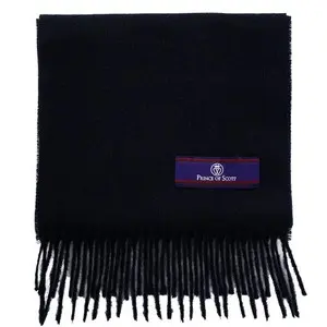 PRINCE OF SCOTS Fringed Merino Wool Scarf