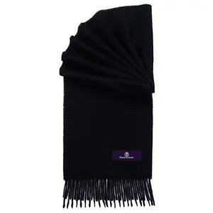 PRINCE OF SCOTS Fringed Merino Wool Scarf