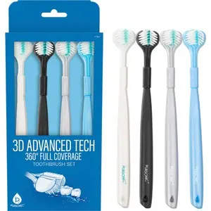 PURSONIC 3d Tech 360° Full Coverage Toothbrush Set - Blue
