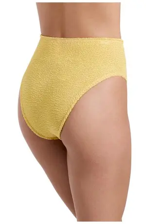 LUMA GOTTEX Tulum High Waist Bikini Bottom - Yellow