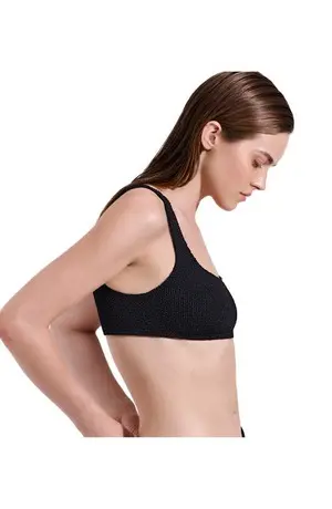 LUMA GOTTEX Tulum Square Neck Bikini Top - Black