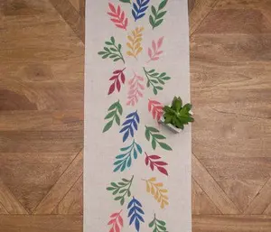 C&F HOME Springtime Blooms Graphic Print Table Runner 13" X 72