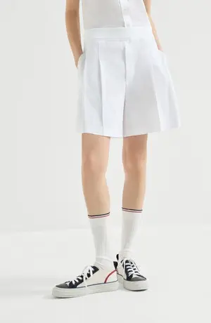 Brunello Cucinelli Piqué Shorts