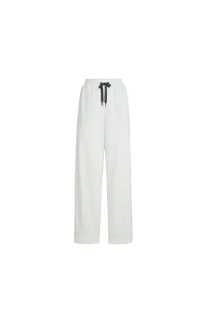 Brunello Cucinelli Piqué Track Trousers - White