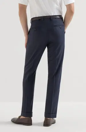 Brunello Cucinelli Lightweight Cashmere Trousers - Navy Blue