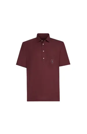 Brunello Cucinelli Poplin Polo - Cherry