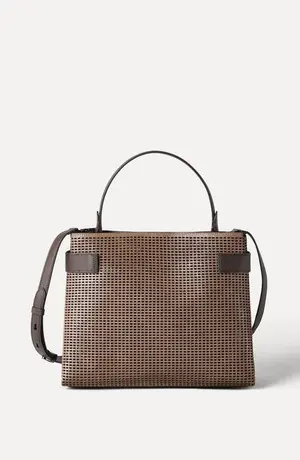Brunello Cucinelli Leather Essence Top-handle Bag - Brown