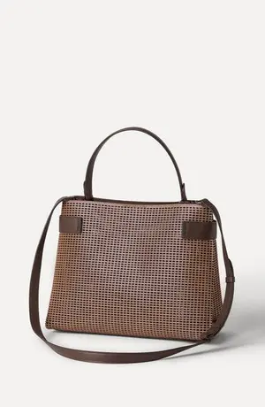 Brunello Cucinelli Leather Essence Top-handle Bag - Brown