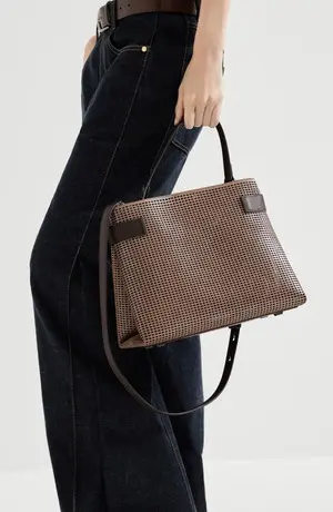 Brunello Cucinelli Leather Essence Top-handle Bag - Brown