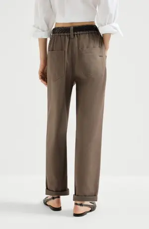 Brunello Cucinelli Baggy Pull-on Trousers - Brown
