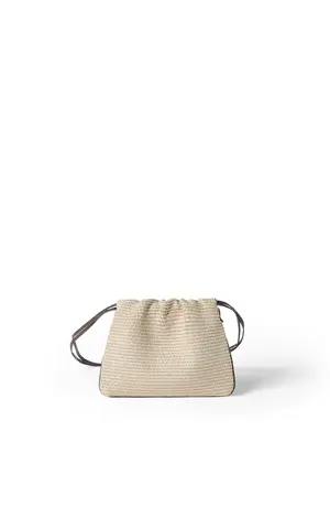 Brunello Cucinelli Precious Net Pouch Bag - Beige