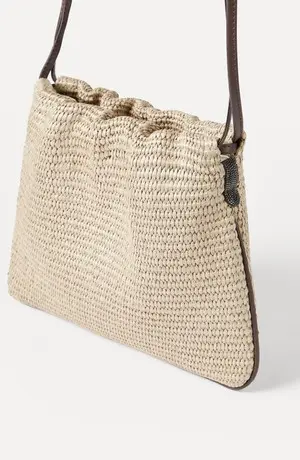 Brunello Cucinelli Precious Net Pouch Bag - Beige