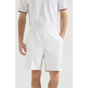 Brunello Cucinelli Nylon Shorts With Logo - White