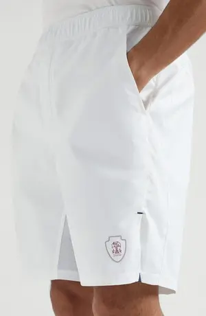 Brunello Cucinelli Nylon Shorts With Logo