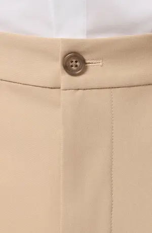 Mizzen+main Upton Flat Front Chinos - Light Khaki