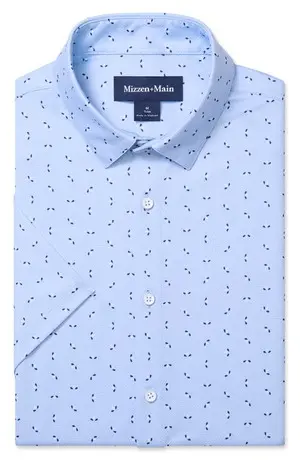 Mizzen+main Halyard Trim Fit Floral Button-up Shirt
