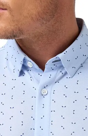 Mizzen+main Halyard Trim Fit Floral Button-up Shirt