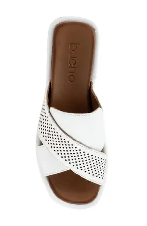 BUENO Edison Leather Slide Sandal