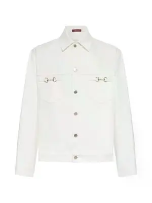 Gucci Horsebit-detail Button Jacket