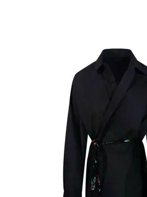Balenciaga Floral Tie-fastening Dress